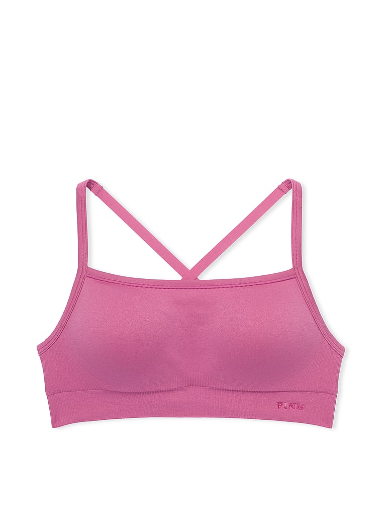 Buy Seamless Air Light-Support Sports Bra, Midnight Mauve - Order Sport ...