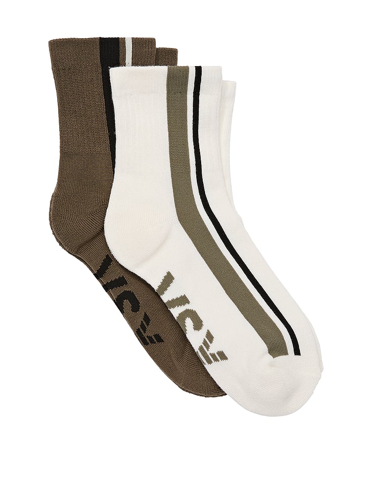 Buy 2-Pack Quarter Socks, undefined - Order undefined online - Victoria ...