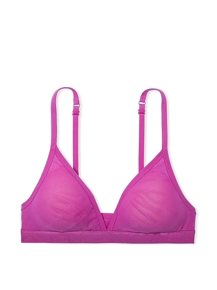 Buy Triangle Bralette, Berry Bliss - Order Bralettes online - PINK US