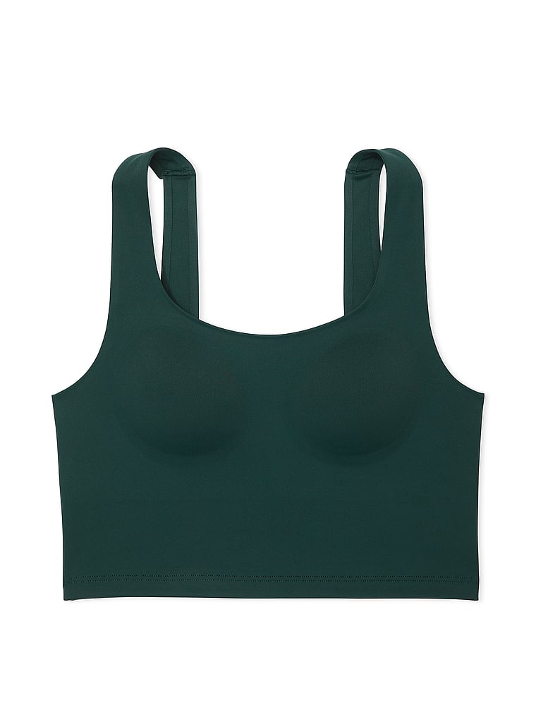 Buy Relay Longline Sports Bra, Deep Forest - Order Sport Bras online ...