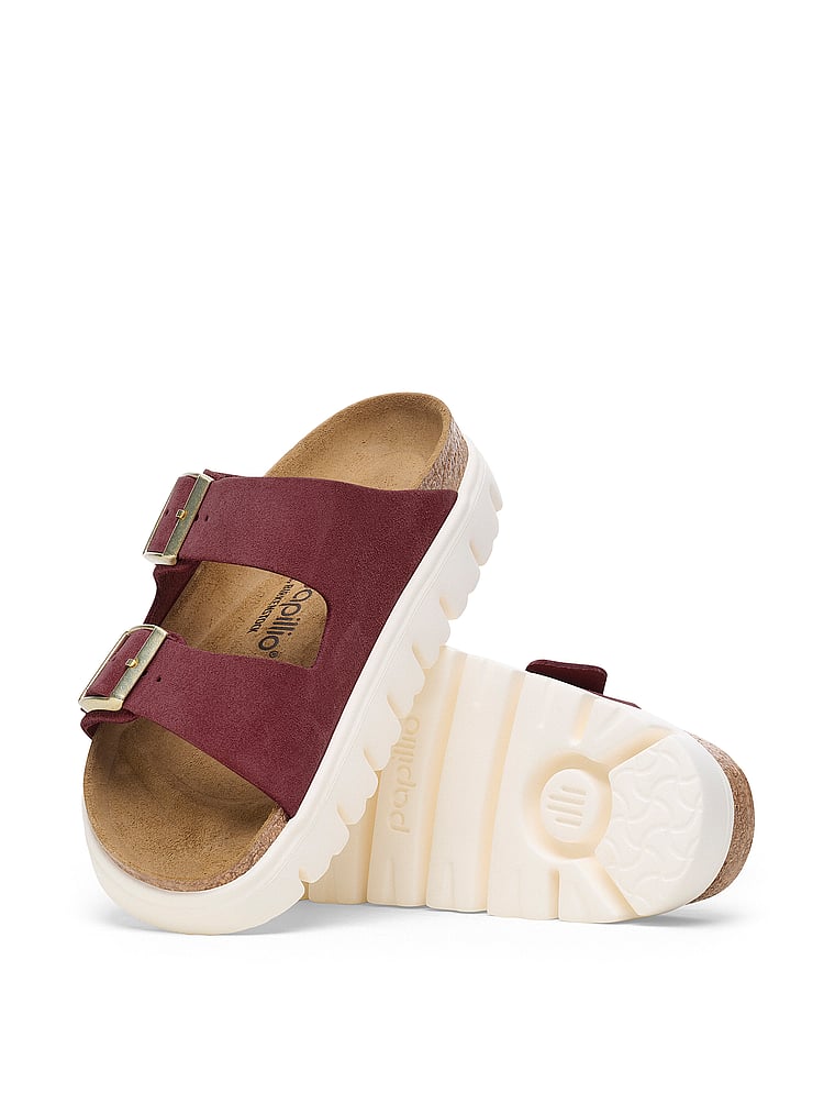 Buy Arizona Chunky Sandals, Berry Crush Suede - Order Shoes online ...