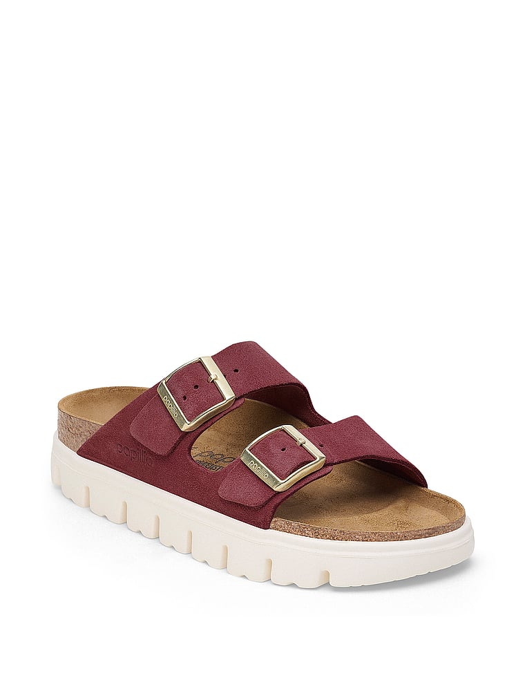 Buy Arizona Chunky Sandals, Berry Crush Suede - Order Shoes online ...