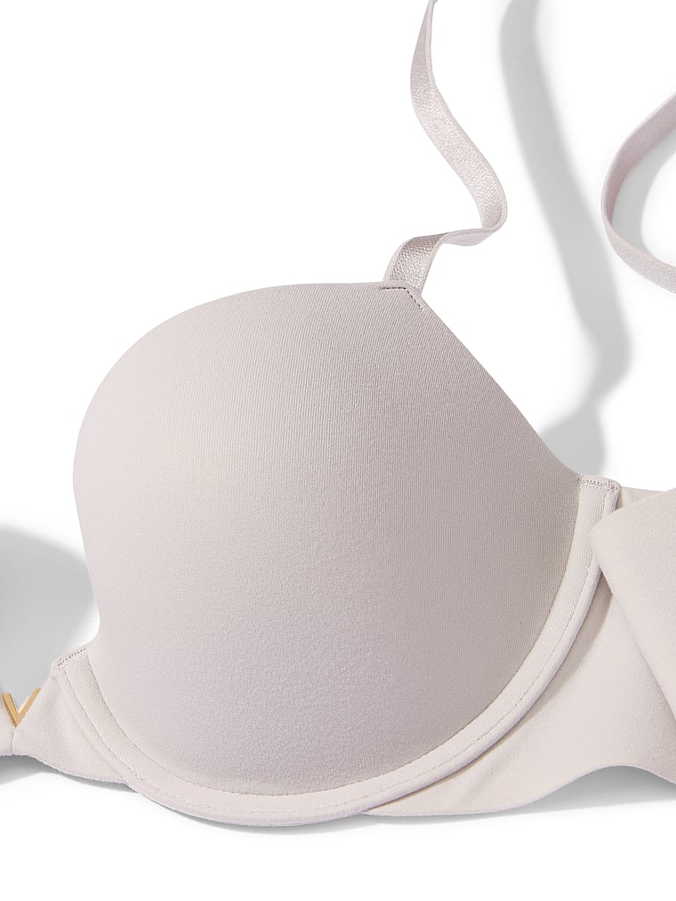 Buy Smooth Lightly Lined Plunge Demi Bra, Marzipan - Order Bras online ...