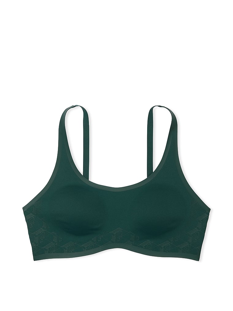 Buy Relay Scoop Logo Sports Bra, Deep Forest - Order Sport Bras online ...
