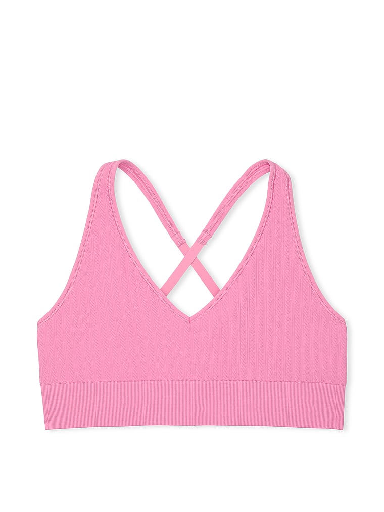 Buy Seamless Cable Plunge Sports Bra - Order Sport Bras online ...