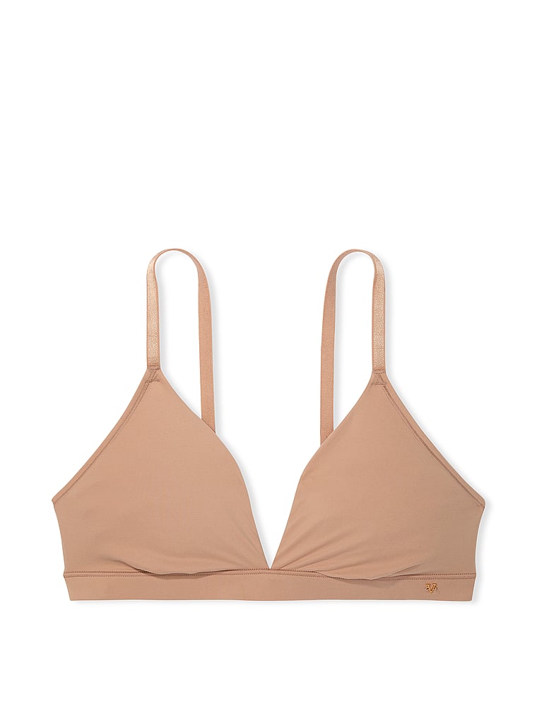Buy Smooth Triangle Bralette, Praline - Order Bralettes online ...