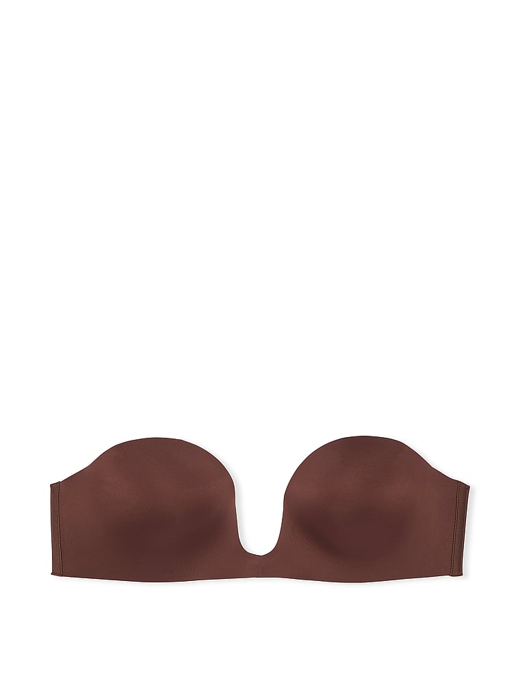 Buy Lightly Lined Low Plunge Strapless Bra, Ganache - Order Bras online ...