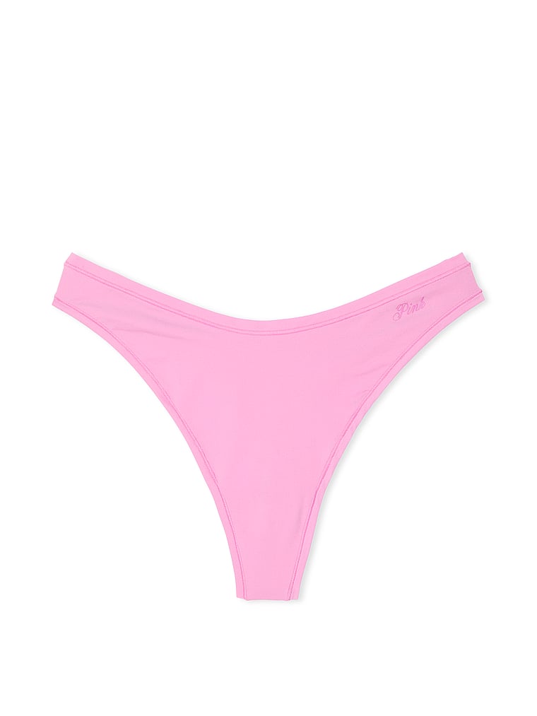 Buy Base Stretch Thong Panty, Moonstone Pink - Order Panties online - PINK