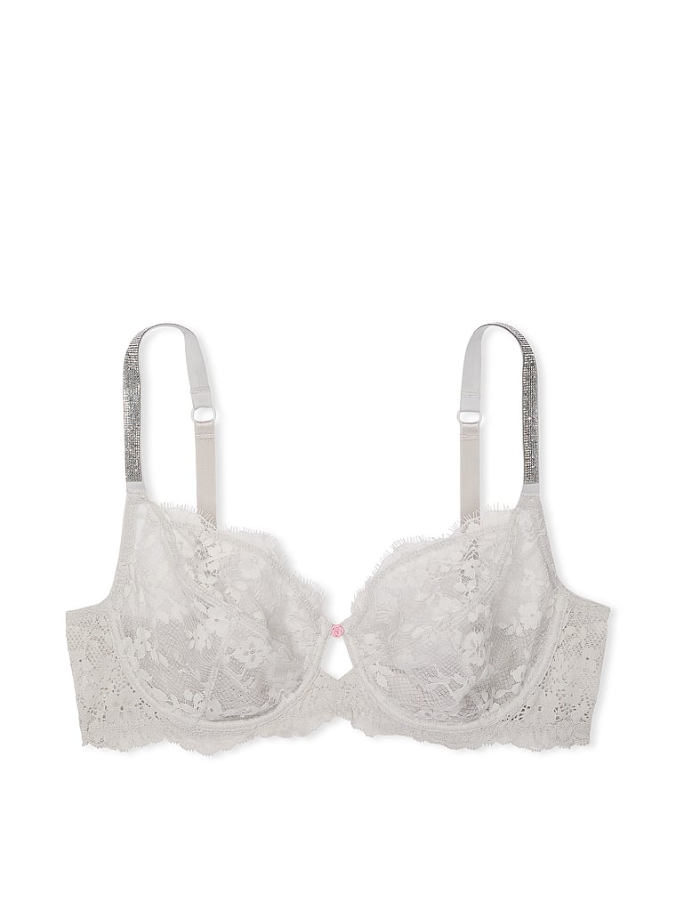 Buy The Fabulous by Victoria's Secret Twinkle Strap Lace Full-Cup Bra ...