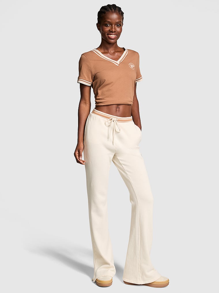 Buy Ivy Fleece Split-Hem Flare Sweatpants - Order Bottoms online ...