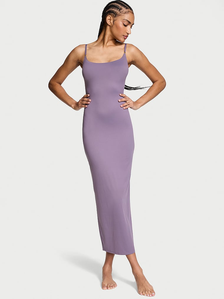 Buy BODYWEAR by Victoria with FeatherSoft™ Innovation Maxi Slip Dress, undefined - Order ...