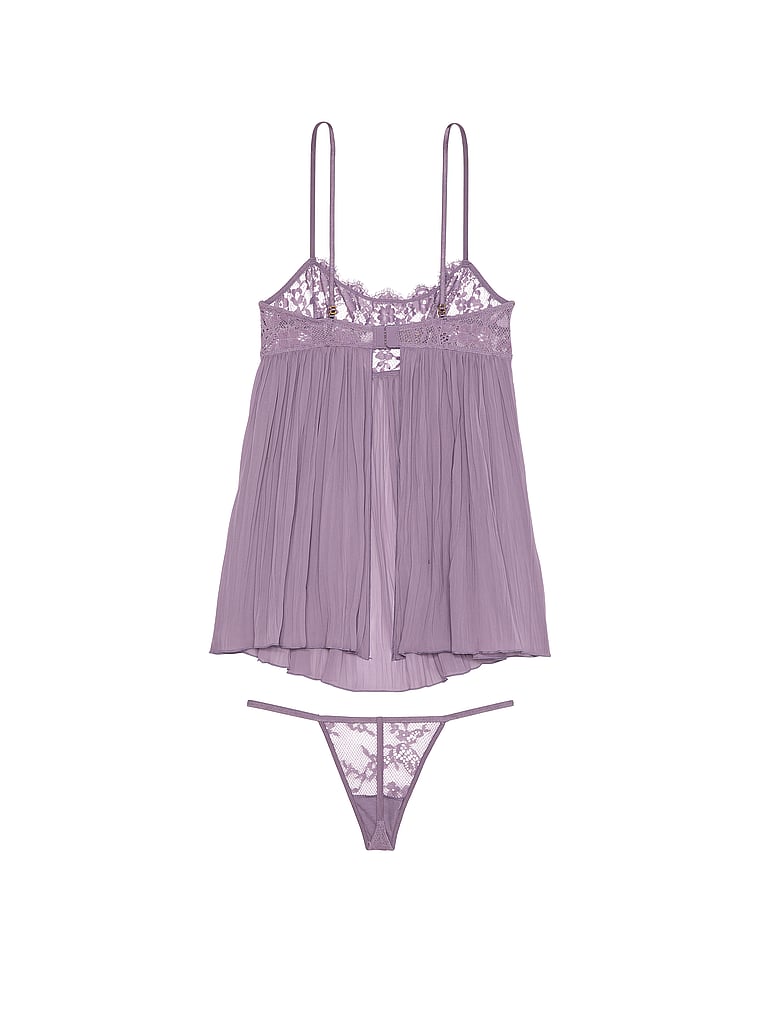 Buy Victoria's Secret Dream Lace Pleated Babydoll Set - Order Babydolls ...