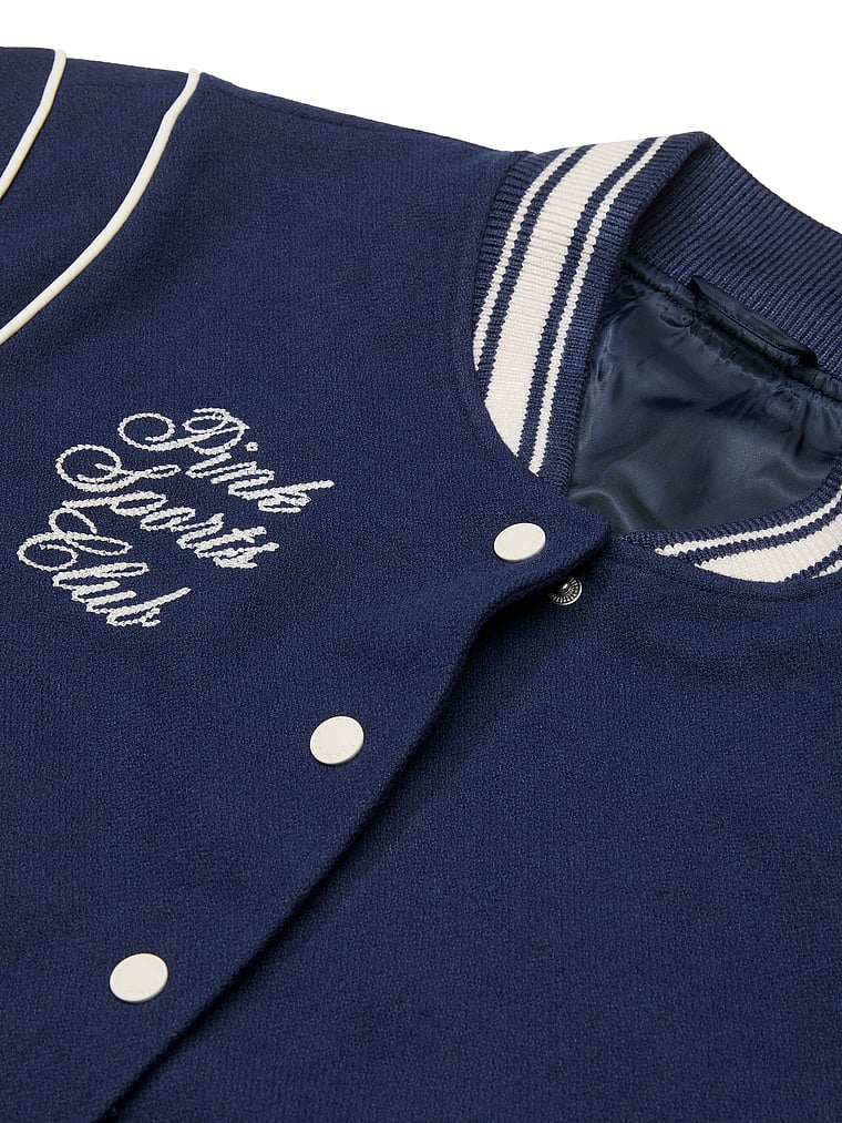 Buy Varsity Jacket, - Order undefined online - PINK US