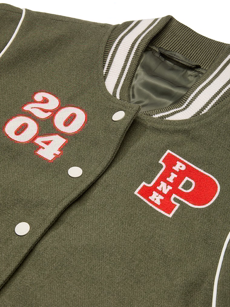 Buy Varsity Jacket, - Order undefined online - PINK US