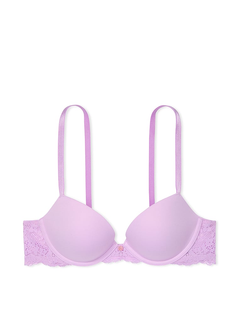 Buy Smooth & Lace Push-Up Bra, Silky Lilac - Order Bras online ...