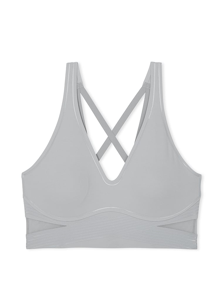 Buy VSX Elevate™ Refined Contours Plunge Bra, Sterling - Order Sport ...