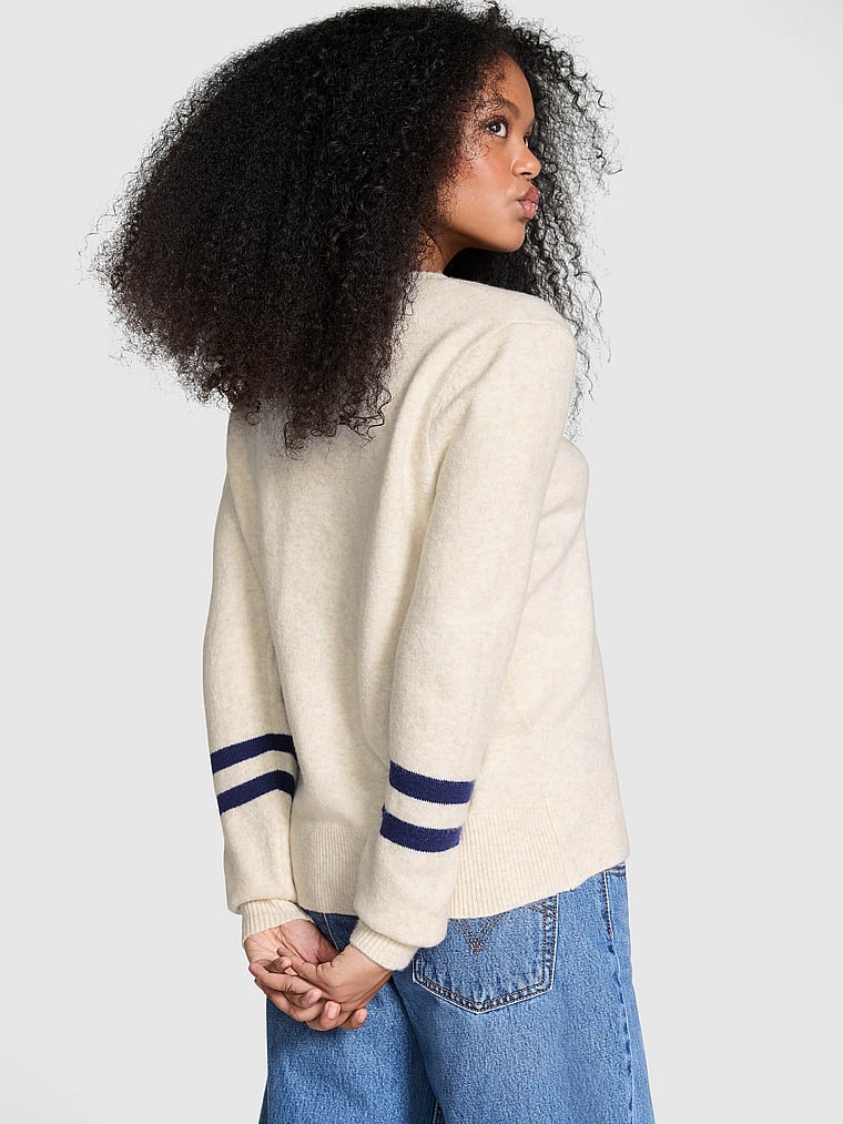 Buy Collegiate Knit Crewneck Sweater - Order Sweaters online 5000009929 ...