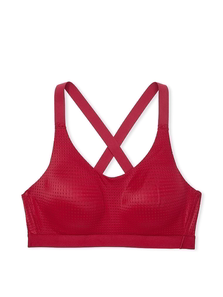 Buy Lightweight Mesh Sports Bra, Red Lacquer - Order Sport Bras online ...