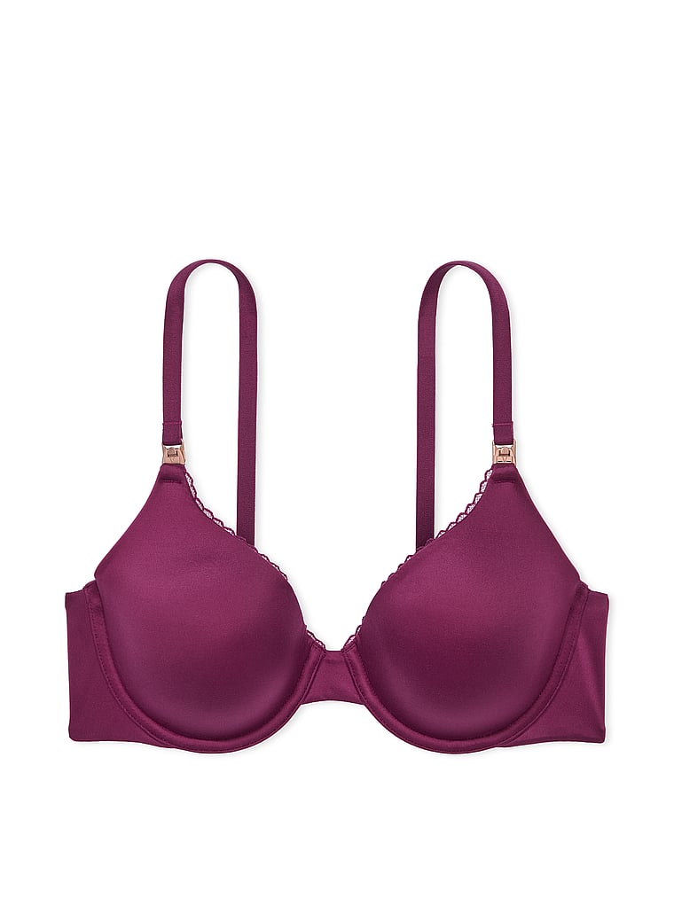 Buy Lightly Lined Full-Coverage Nursing Bra, Plum Rouge - Order Bras ...