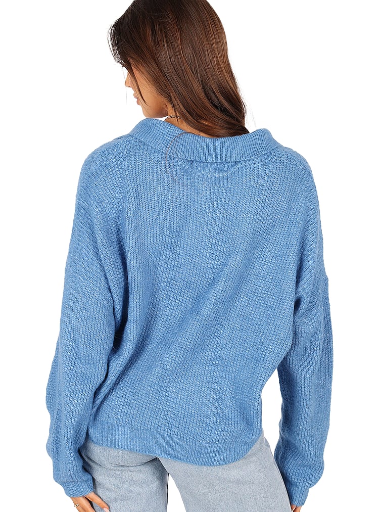 Buy Shay Collar Knit Sweater, - Order undefined online - Victoria's ...