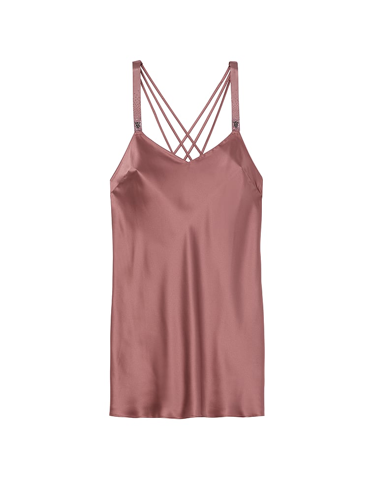 Buy Scattered Shine Strap Satin Strappy-Back Slip, VINTAGE ROSE - Order ...