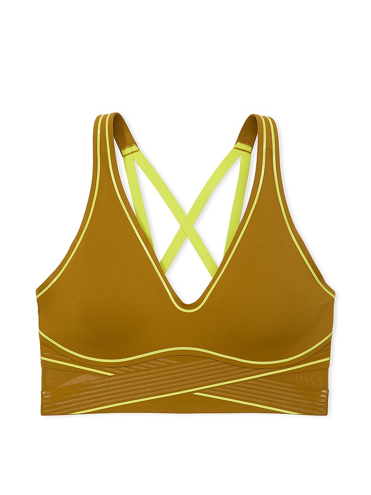 Buy VSX Elevate™ Refined Contours Plunge Bra, Fern - Order Sport Bras ...