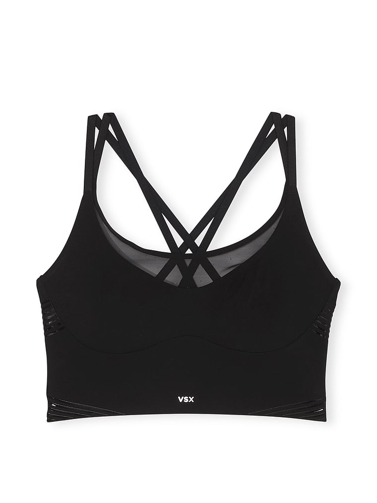 Buy VSX Elevate™ Refined Contours Longline Bra, Black - Order Sport ...
