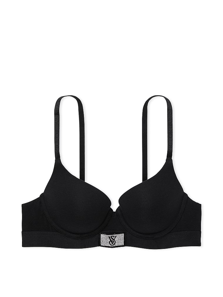 Buy Shine Patch Push-Up Perfect Shape Bra, Black - Order Bras online ...