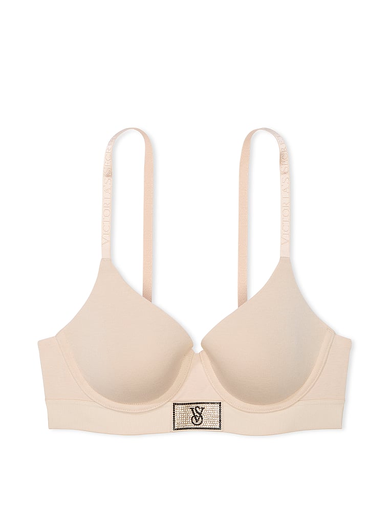 Buy Shine Patch Lightly Lined Demi Bra, Marzipan - Order Bras online ...