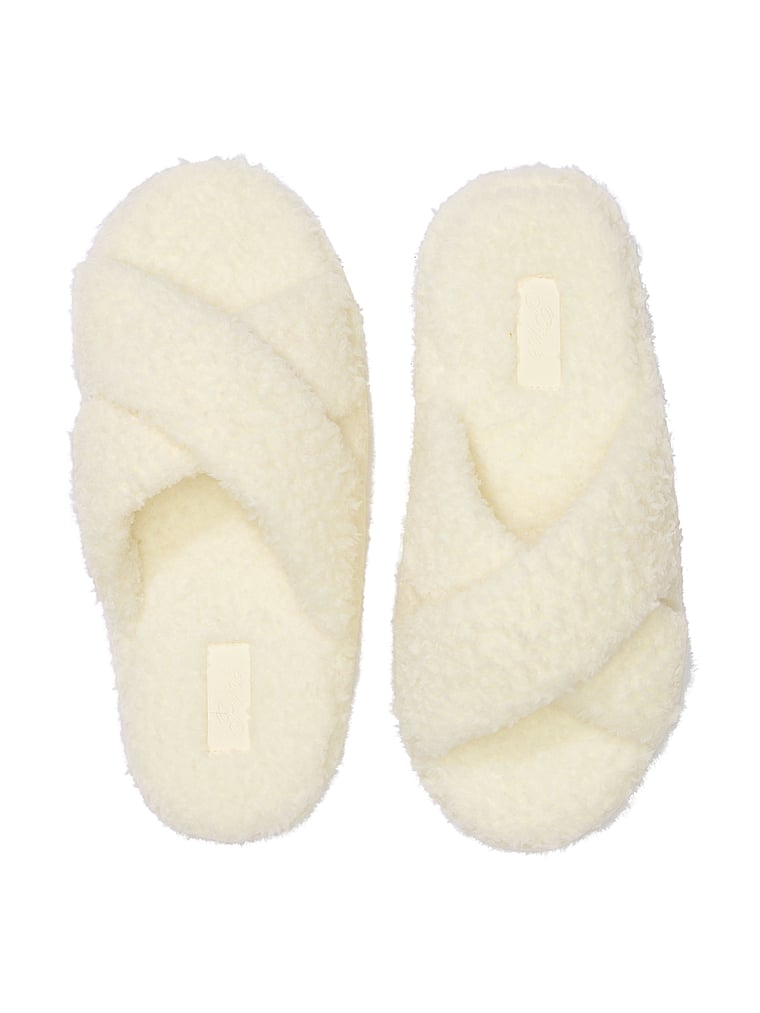 Buy CO-ZZZY Fleece Platform Slipper, White Shell Fleece - Order ...