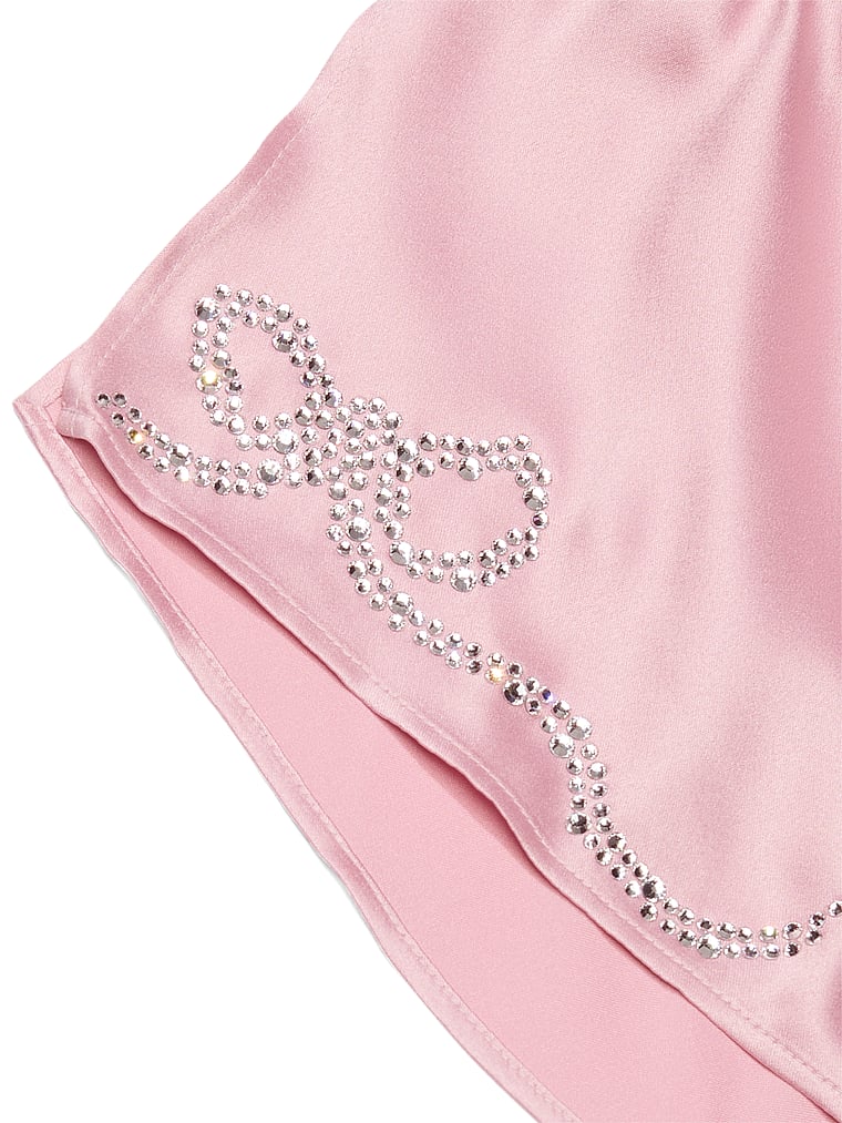 Buy Twinkle Bows Satin Flutter Romper, Chalk Rose - Order Rompers ...