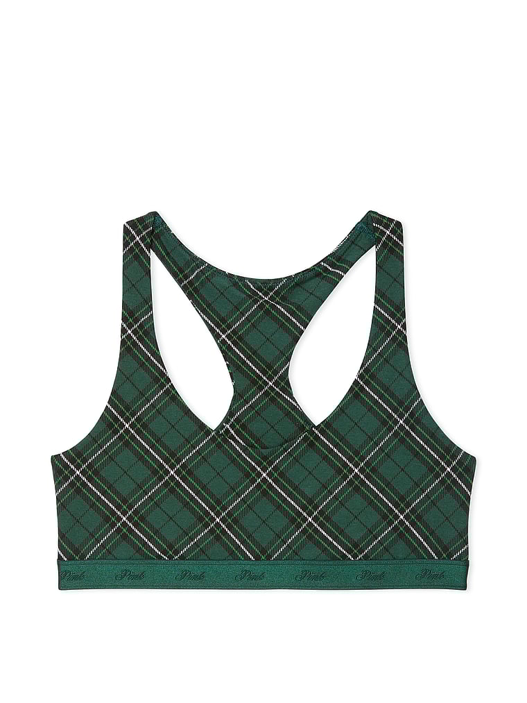 Buy Logo Cotton Racerback Bralette - Order Bralettes online 5000009678 ...