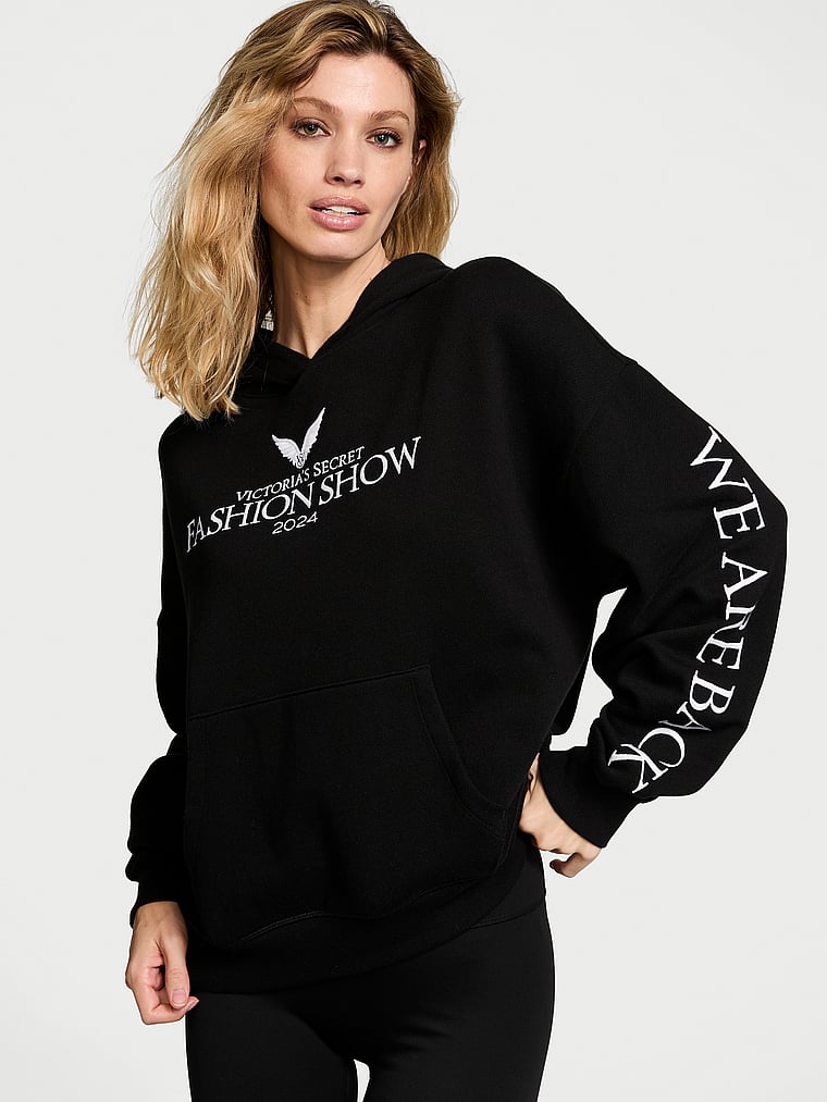 Buy Victoria's Secret Fashion Show '24 Classic Hoodie, Black - Order ...