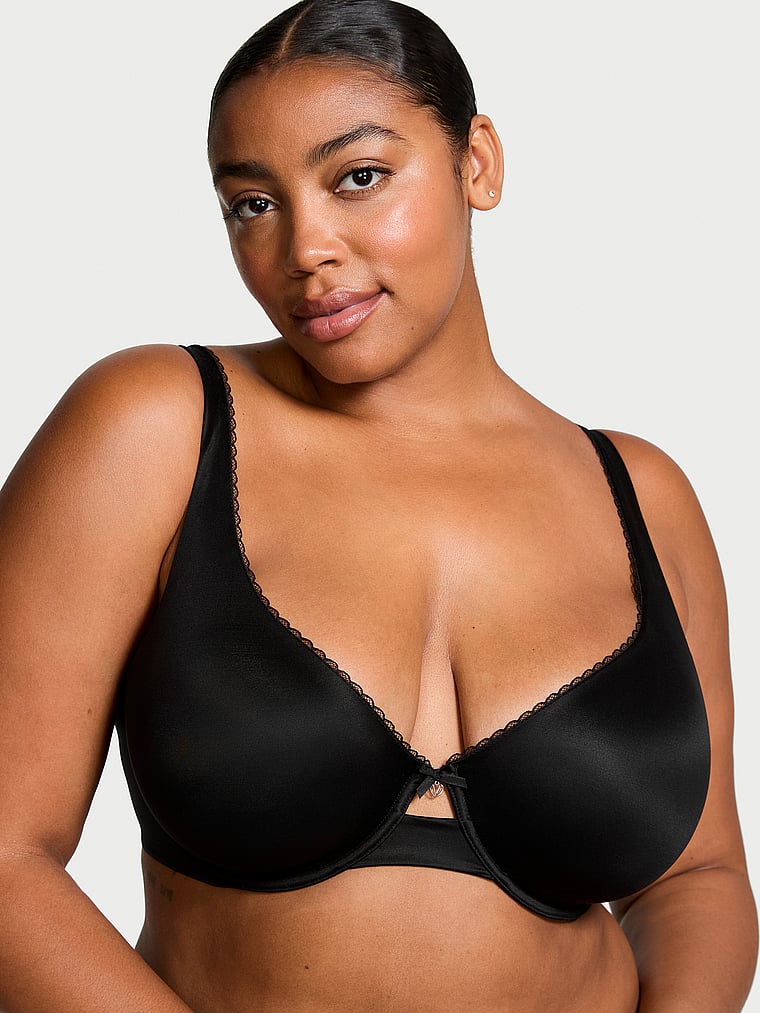 Buy The Fabulous by Victoria's Secret Invisible Lift Full-Coverage Bra, Black - Order Bras ...