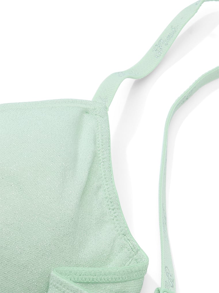 Buy Wear Everywhere Unlined Demi Bra, Mint - Order Bras online - PINK US