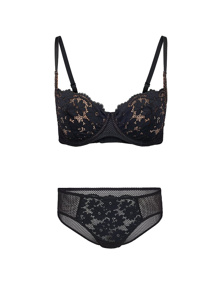 Buy Roxanne Balconette Bra, Jet Black - Order Bras online - Victoria's ...