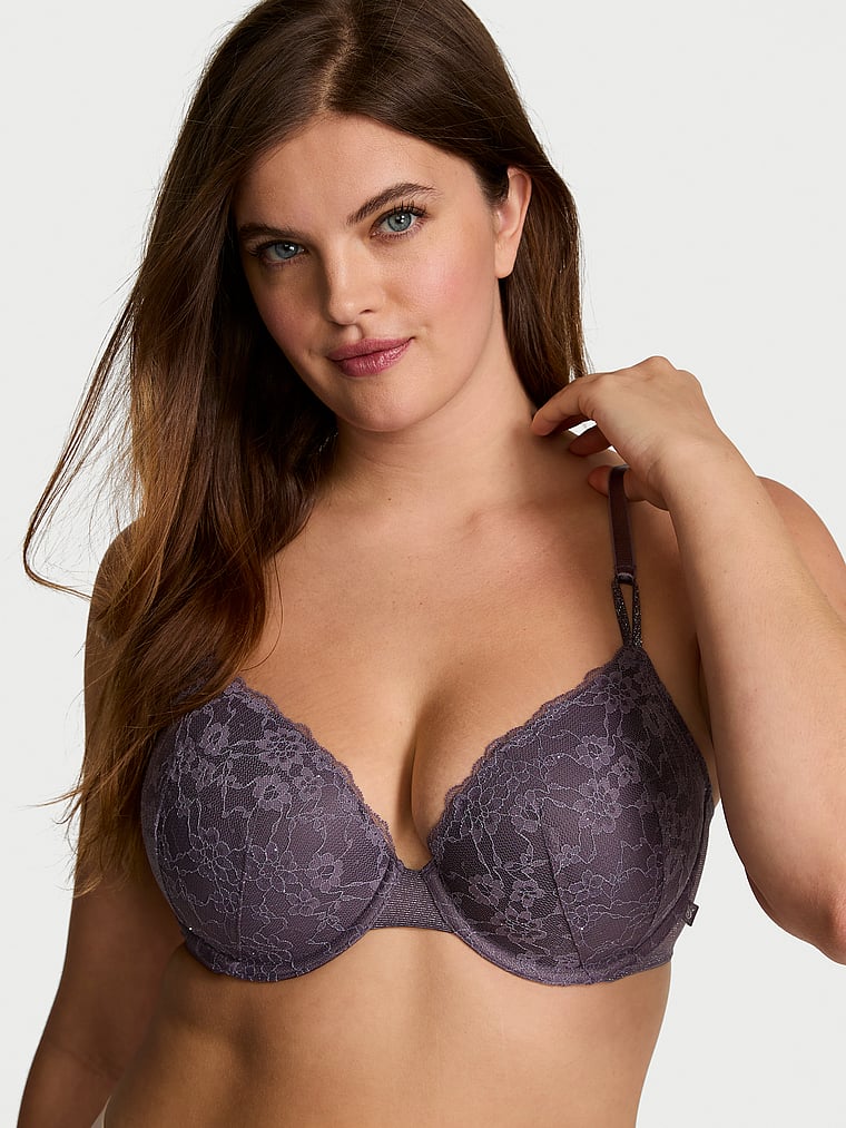 Buy Sexy Tee Posey Lace Lightly Lined Demi Bra - Order Bras online 5000000066 - Victoria's Secret