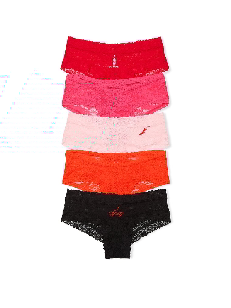Buy 5-Pack Wink Lace Mixed Cheeky Panties, Spicy Pack - Order Panties ...