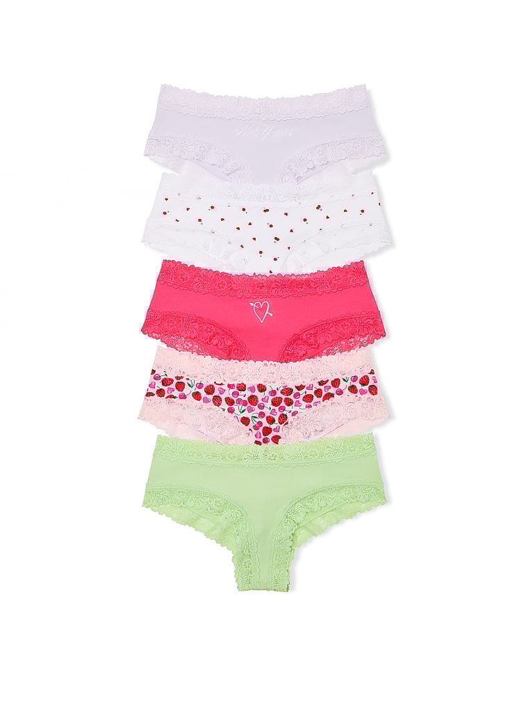 Buy 5-Pack Wink Lace Mixed Cheeky Panties, - Order undefined online ...