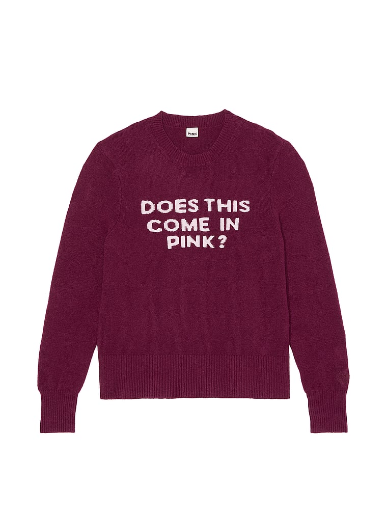 Buy Collegiate Knit Crewneck Sweater, Wild Rose Does This Come In Pink ...
