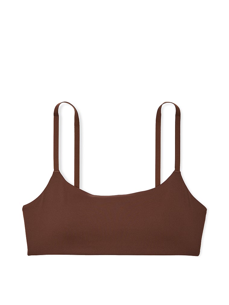 Buy Relay Square-Neck Sports Bra, Ganache - Order Sport Bras online - PINK