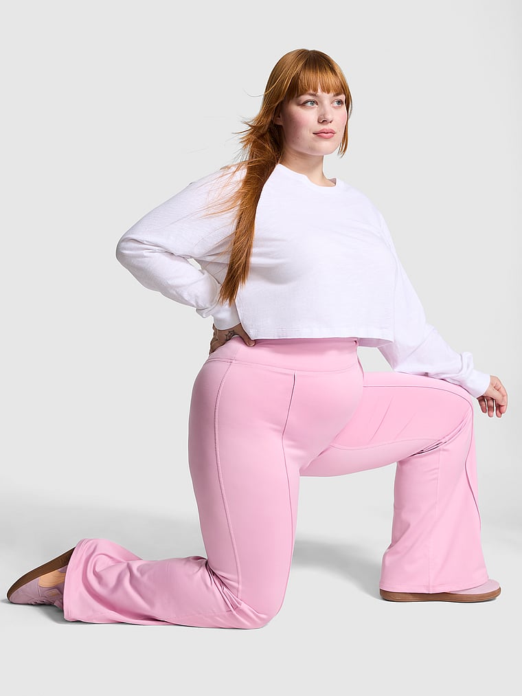 Buy Winter Flare Leggings, Pink Poodle - Order Bottoms online - PINK US