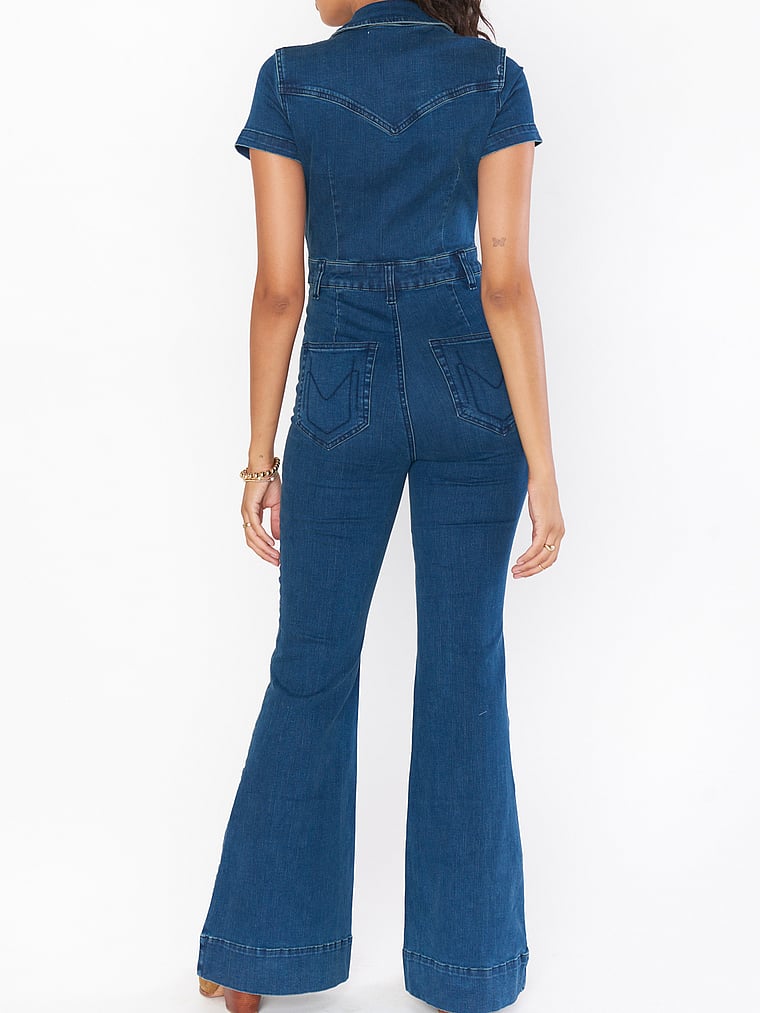 Buy Everhart Jumpsuit, Lunar Blue - Order Cover-Ups online - Victoria's ...