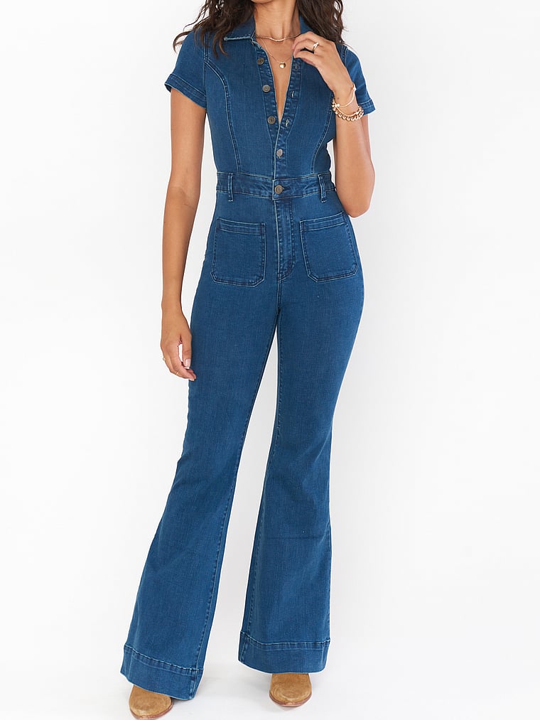 Buy Everhart Jumpsuit, Lunar Blue - Order Cover-Ups online - Victoria's ...