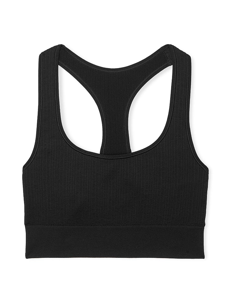 Buy Seamless Reversible Sports Bra, Pure Black - Order Sport Bras ...