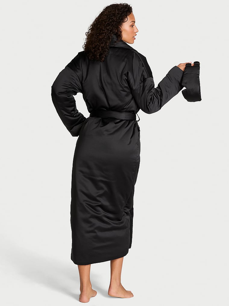 Buy Victoria's Secret Dream Satin Duvet Robe & Eye Mask Set, - Order ...