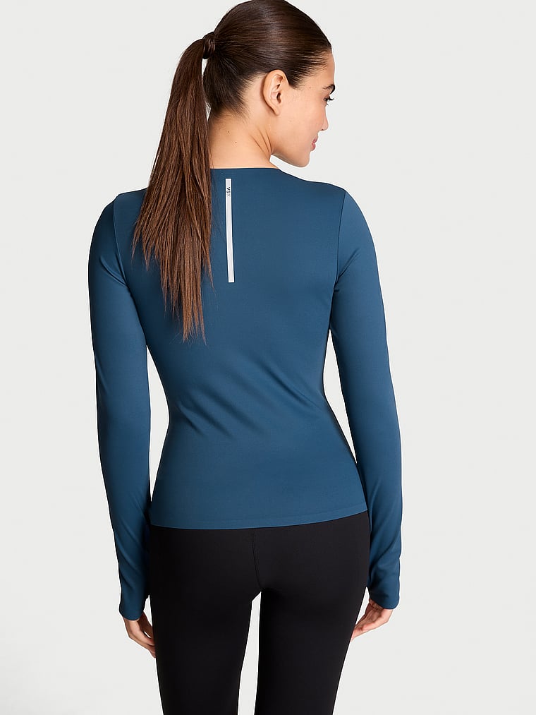 Buy VSX Elevate™ Long-Sleeve Tee, Midnight Sea - Order Tops online - Victoria's Secret US