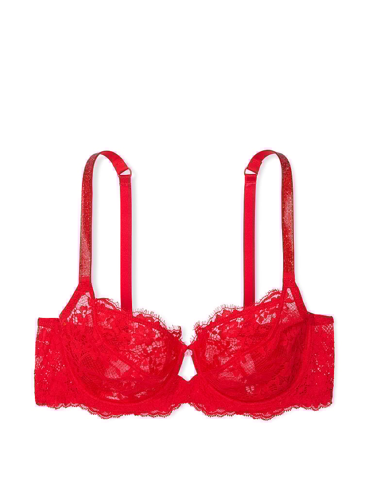 Buy The Fabulous by Victoria's Secret Twinkle Strap Lace Full-Cup Bra ...
