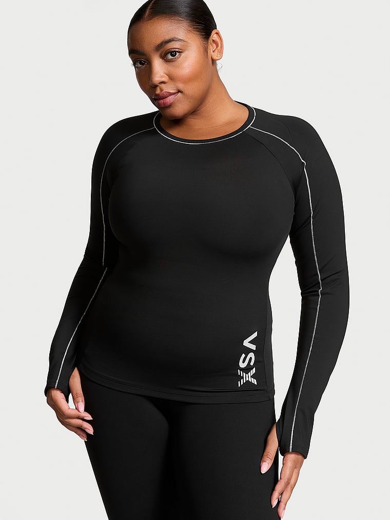 Buy VSX Winter Crewneck, Black - Order Tops online - Victoria's Secret US