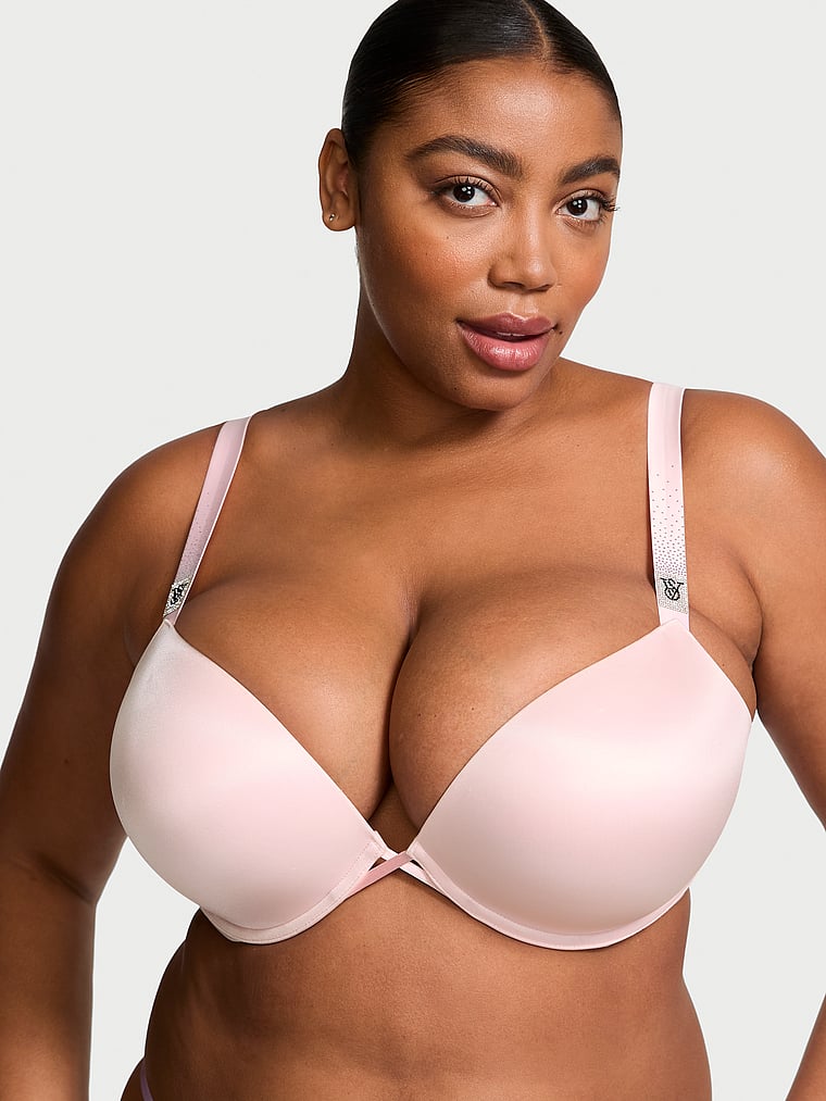 Buy Bombshell Add-2-Cups Scattered Shine Strap Push-Up Bra, Angel Pink - Order Bras online ...